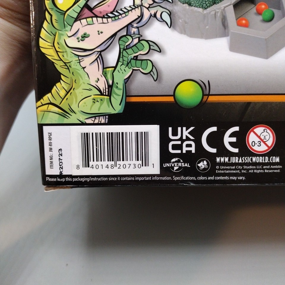 Jurassic World Ravenous Raptors Kids Dino Chomping Board Game 2023 ...