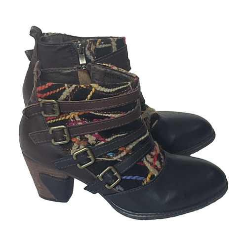 L’Artiste Spring Step Redding EU 38 US 7.5 Boots Leather Boho Yarn ...