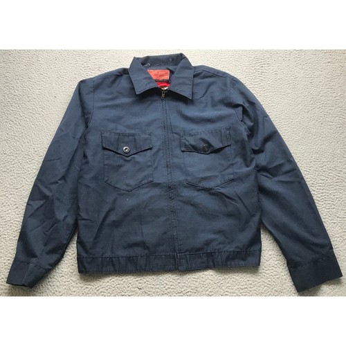 Vintage 80s Durawear Mechanic Workwear Jacket Size 42 Long M Navy Blue ...