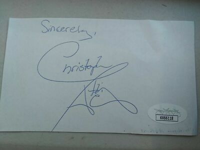 Signed Christopher Atkins Cut AUTOGRAPH The Blue Lagoon Playgirl JSA ...