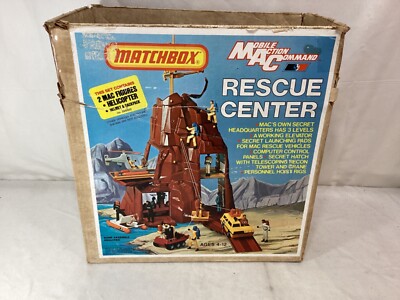 1975 Matchbox Mobile Action Command Rescue Center Lot Boxed FREESHIP | eBay
