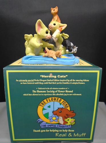 pocket dragons. 'HERDING CATS' 2010 Special Charity Ltd Edition. Mint. Boxed | eBay
