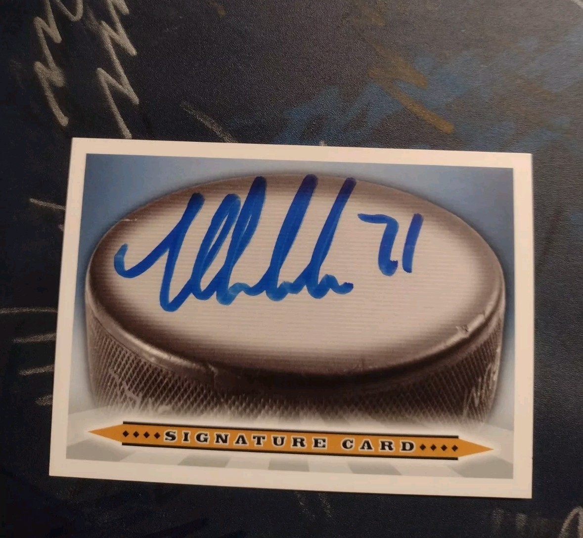 Macklin Celebrini Autographed Signature Card San Jose Sharks 2024 1st ...