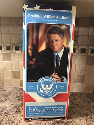 2003 President William J. Clinton Talking Action Figure TOYPRESIDENTS ...