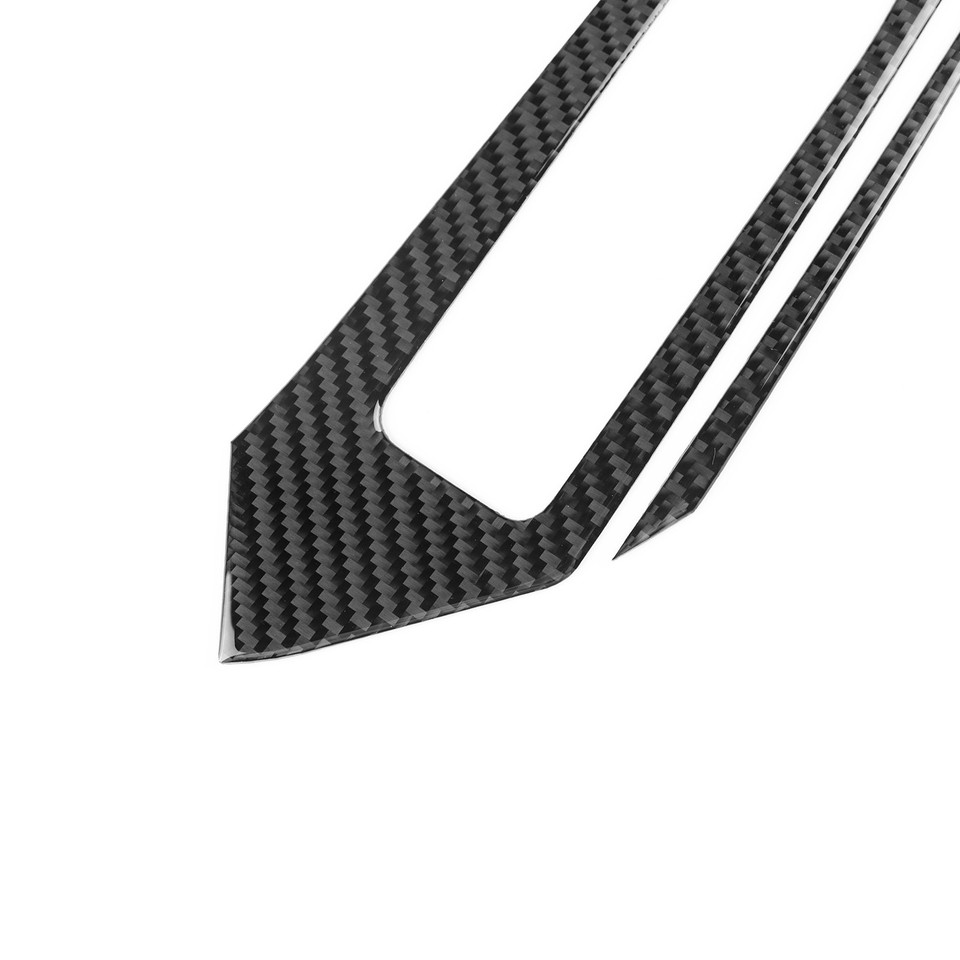 Black Carbon Fiber Car Door Lift Button Panel Sticker for Toyota Prius ...