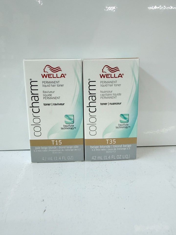Wella Color Charm Liquid Hair Toner [T15] 42 ML /1.4 oz - CHOOSE Your ...