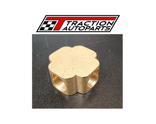 4 Port Distribution Block, 1/8 npt female thread, ideal for multiple ...