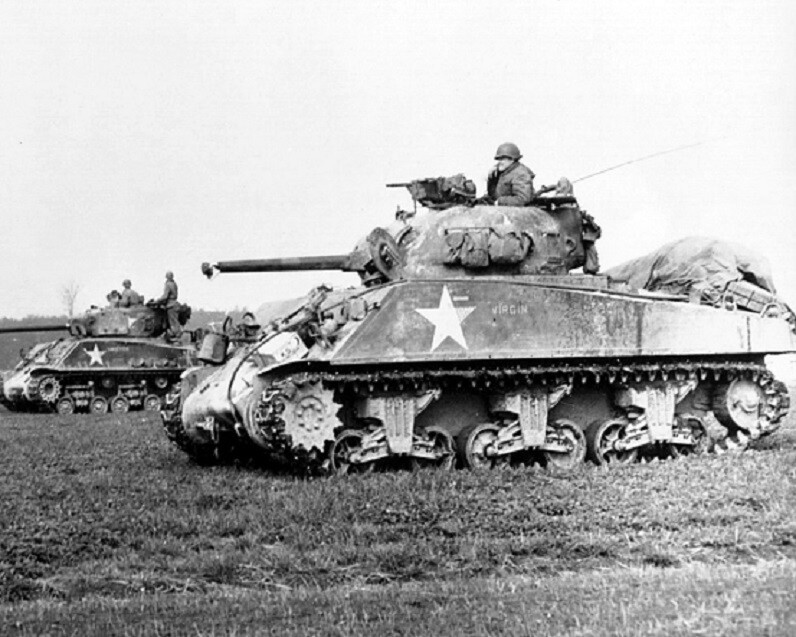 World War 2 Sherman Tank