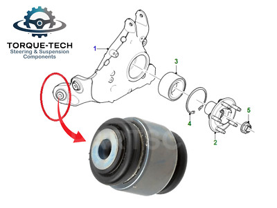 FOR JAGUAR XF XE 2015> REAR LEFT RIGHT HUB KNUCKLE LOWER ROSE VOID BUSH ...