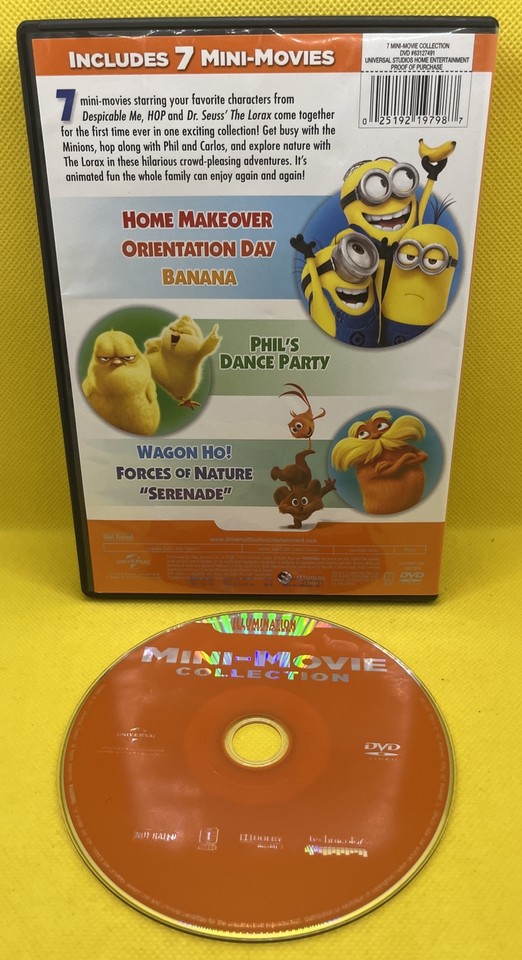 📦 Illumination 7 Mini-Movie Collection (DVD, 2013 Includes The Minions ...