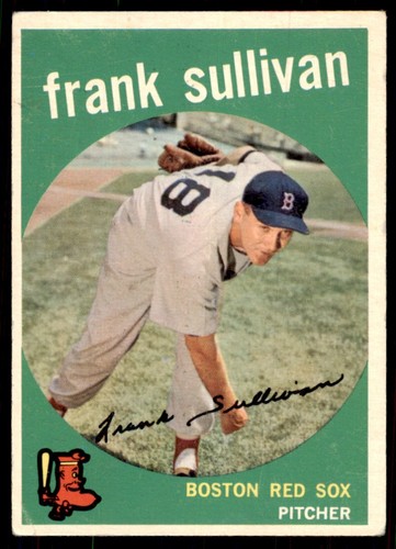 1959 Topps Frank Sullivan 101 Baseball Cards #323 | eBay