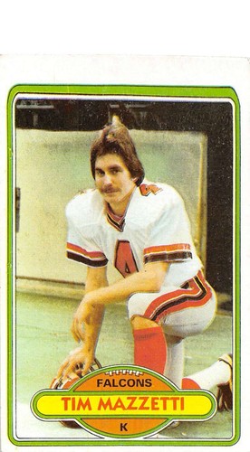 1980 Topps #383 Tim Mazzetti Falcons NM-MT | eBay