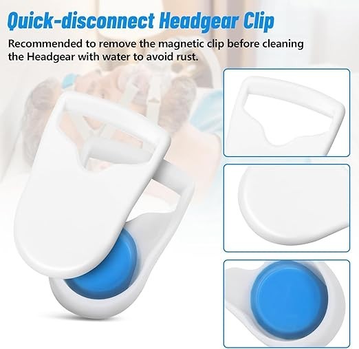 4 Magnetic Headgear Clips for ResMed AirFit AirTouch – Clips Magnéticos ...