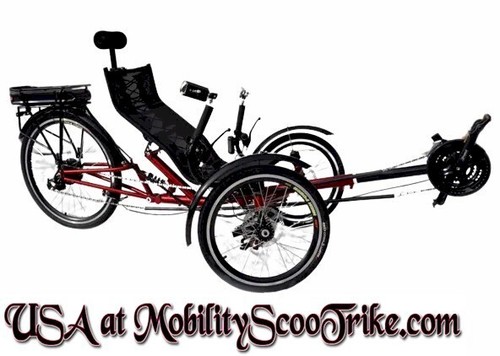 Tadpole layback Electric Road Recumbent trike tricycle | eBay