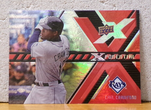 COOL BASEBALL CARD UPPER DECK XPONENTIAL TAMPA BAY DEVIL RAYS CARL ...