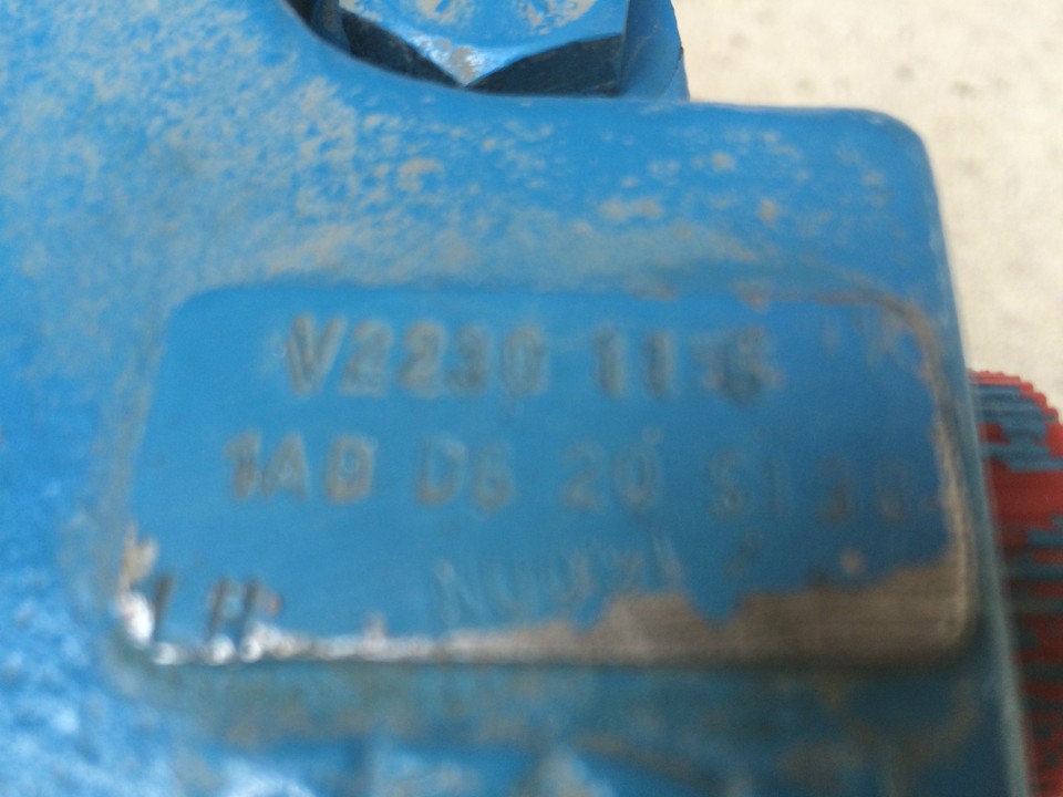 EATON VICKERS DOUBLE VANE HYDRAULIC PUMP V2230 11 6 1AD D6 20 S1 30 ...