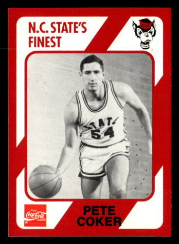 Pete Coker 1989 Collegiate Collection NC State's Finest Card #70 | eBay