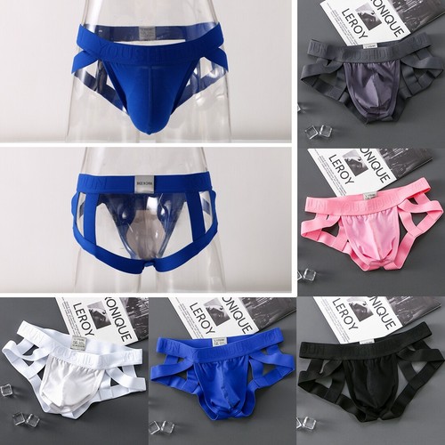 1,3 Pack Mens Jockstrap Briefs Cotton Underwear Backless T-back Jock ...