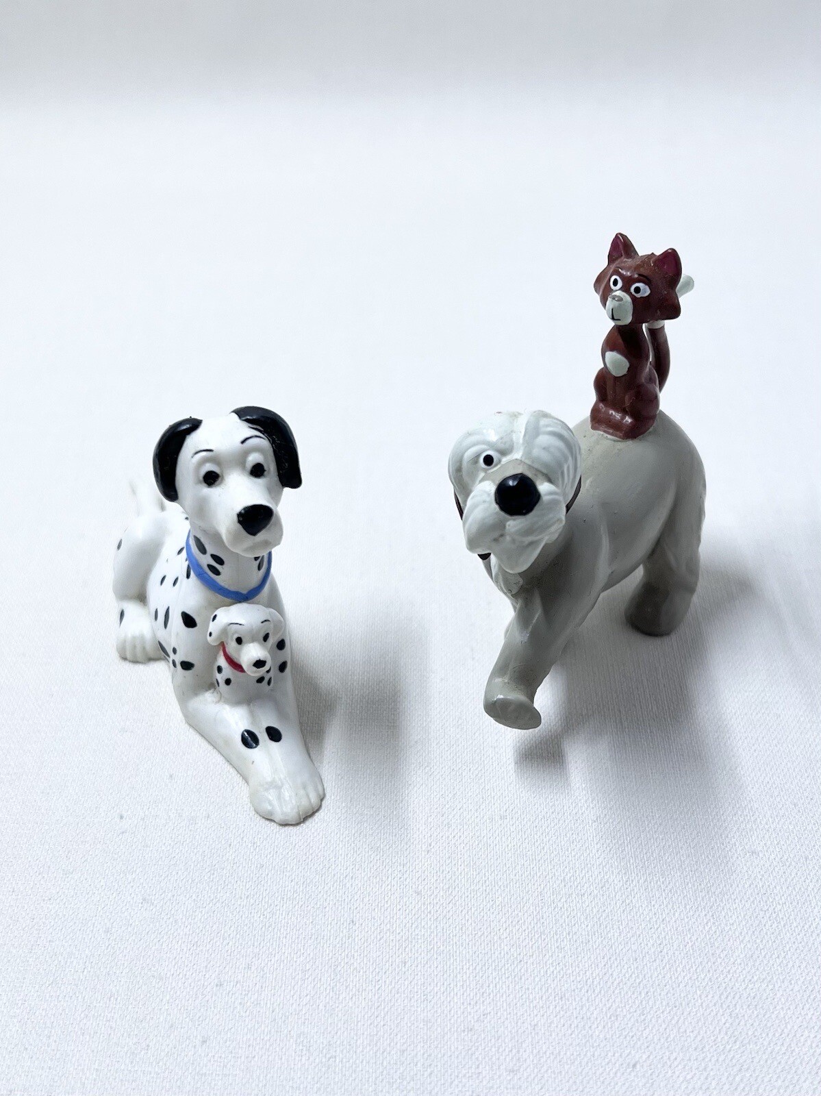 Disney 101 Dalmatians Pongo & Puppy Colonel & Sergeant Tibbs Figures ...