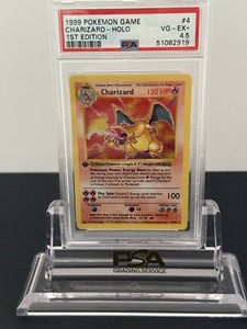 Charizard 1999 Pokemon Game #4 1st Edition Holo Price Guide - Sports ...