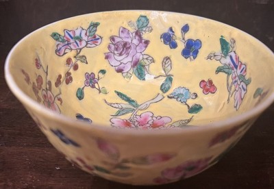 vintage rice bowl decorated in Hong Kong mark | eBay