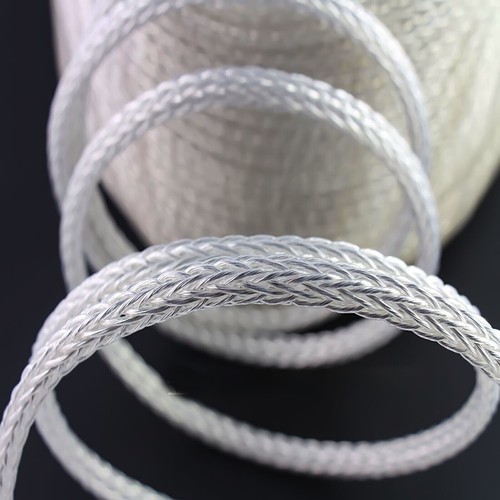 1m 12AG 16 Cores High Purity Silver Plated Bi-wire HIFI Speaker Cable ...