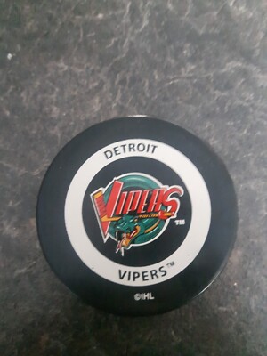 Detroit Vipers IHL International Hockey League Official Game Puck | eBay