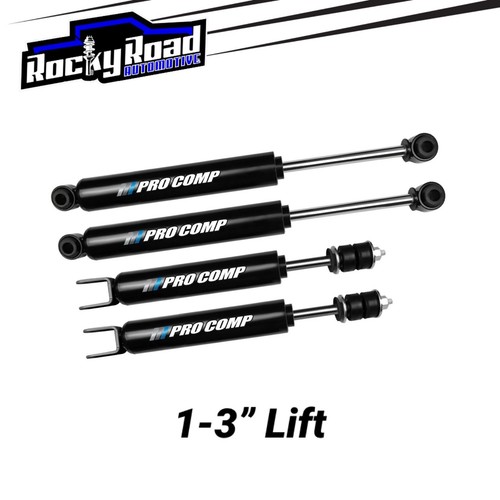 Pro Comp Pro-X Shocks (4) for 99-06 Chevy Silverado GMC Sierra 1500 4x4 ...