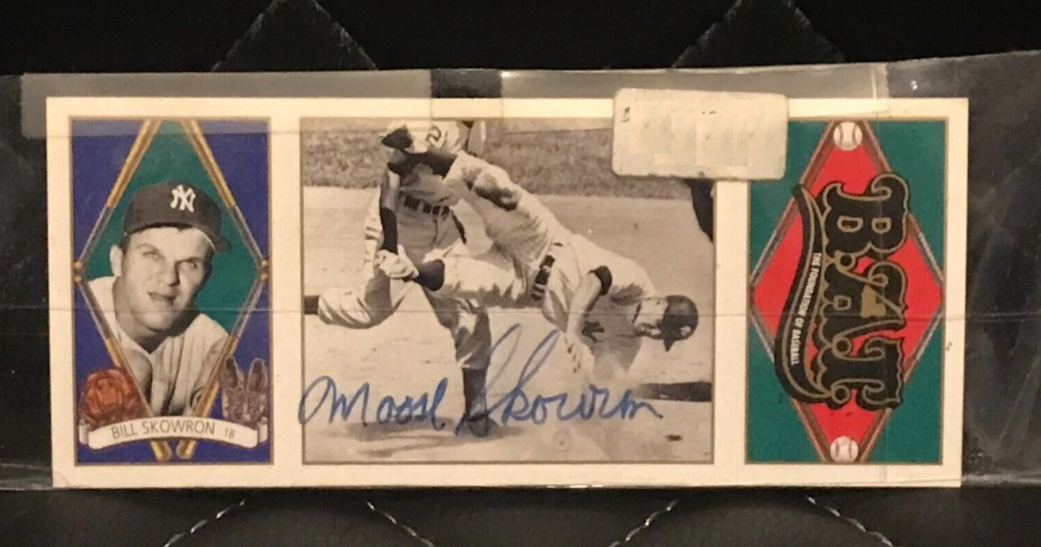 Bill Moose Skowron Autographed Baseball Card 1993 Upper Deck All Time ...