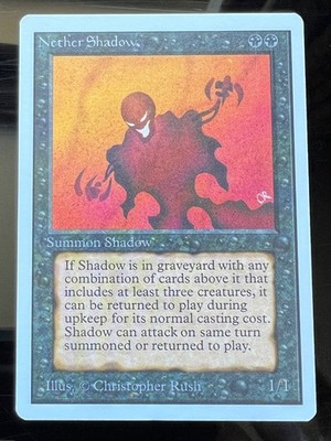 Magic the Gathering MTG Unlimited Nether Shadow NM (Beta Bob) | eBay
