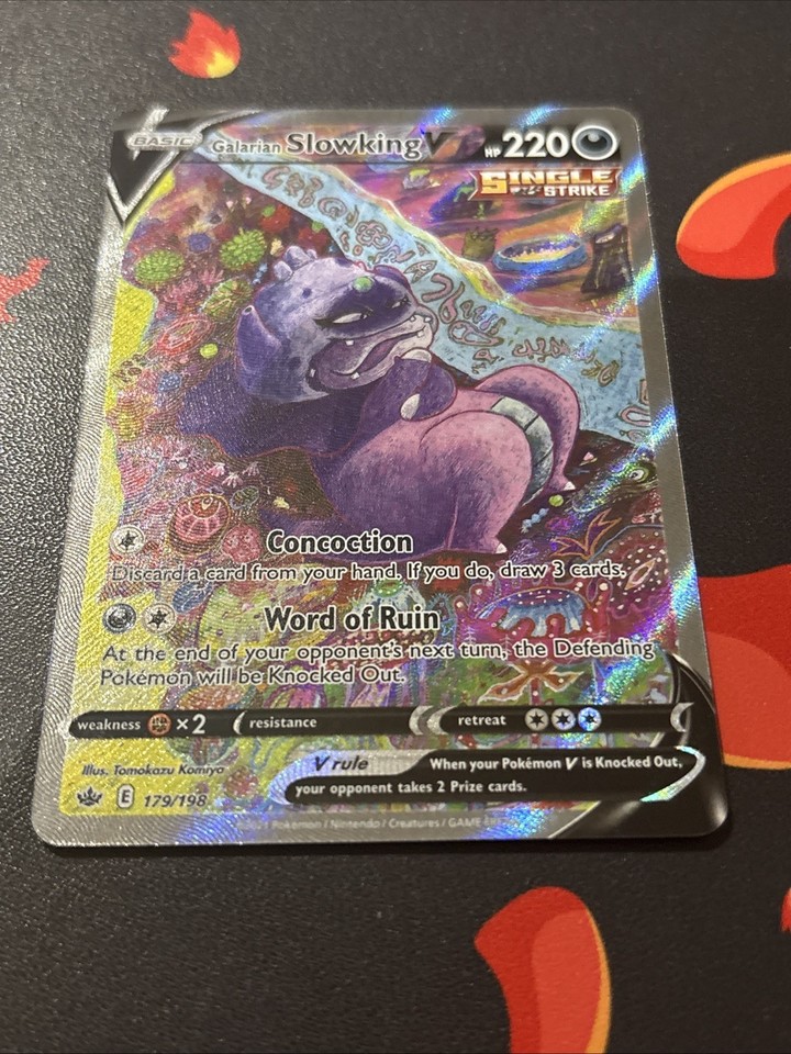 Galarian Slowking V - 179/198 - Chilling Reign - Pokemon TCG Card LP ...
