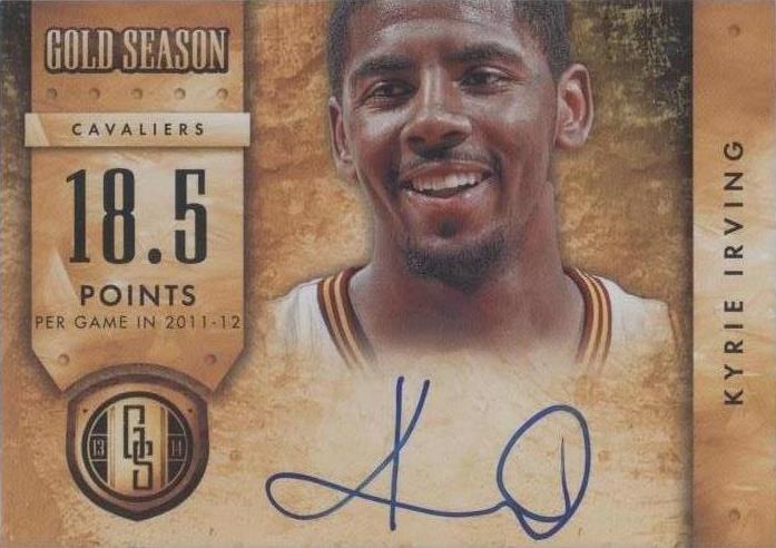 2013-14 Panini Gold Standard - Gold Season Autographs Kyrie Irving #15 /50 (AU) for sale online ...