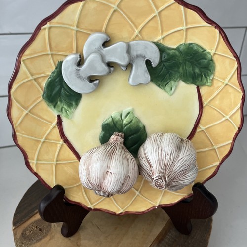 Bella Casa By Ganz Kitchen Decor 3D Wall Hanging Plate Mushrooms ...