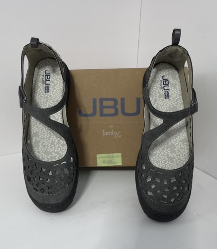 JBU by Jambu Women's Bellerose Mary Jane Size 11 Charcoal Gray B2BLR50 ...