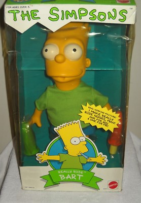 #1700 NIB Vintage Mattel the Simpsons Really Rude Bart | eBay