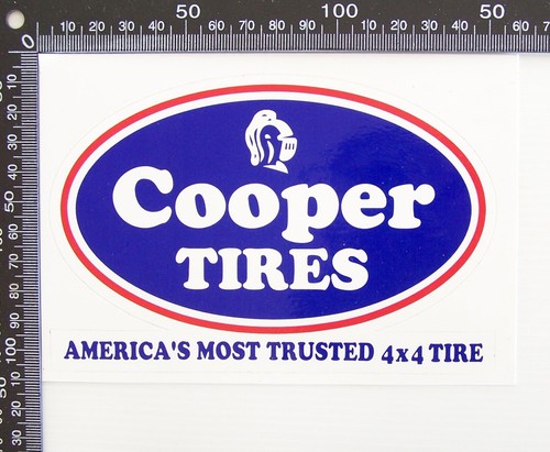 OLD COOPER TIRES 4x4 CAR TIRES AMERICA RACING SPONSOR ADVERTISING PROMO ...