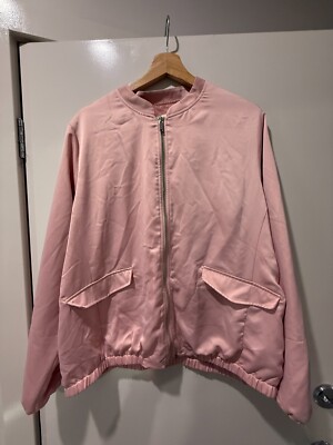 Target Pink Bomber Jacket - Size 18 | eBay Australia