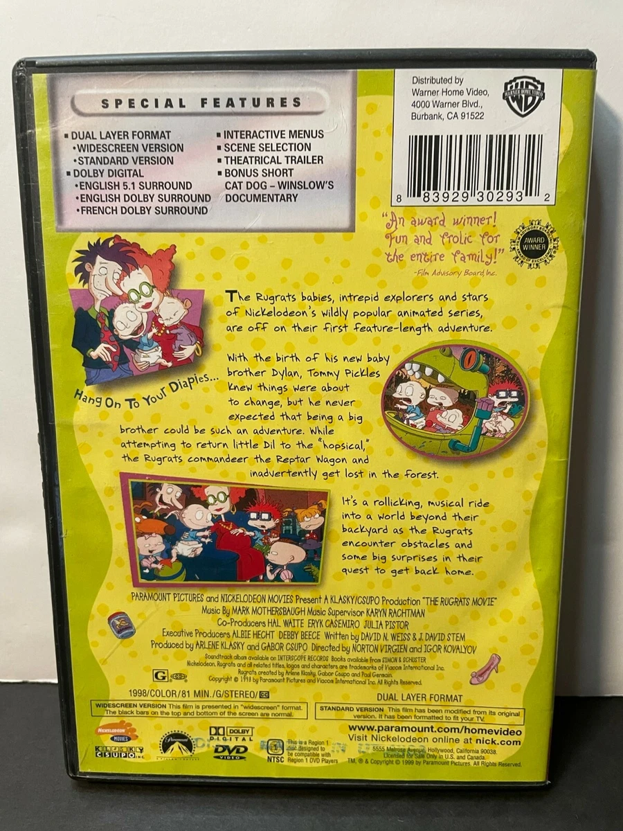 The Rugrats Movie Dvd Ebay