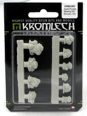 Kromlech KRBK053 Dark Forest Basing Kit Shrubs [10] (Scatter Terrain ...