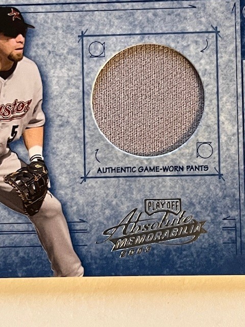 2003 Playoff Absolute Memorabilia Jeff Bagwell Tools of Trade Game ...