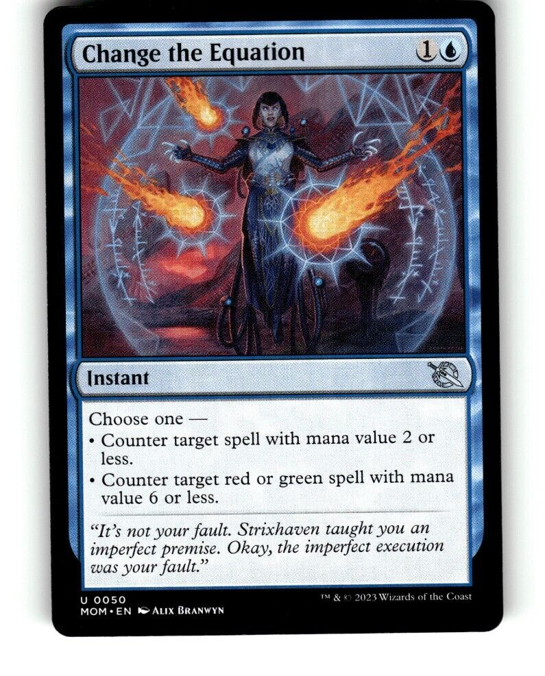 MTG March of the Machine Change the Equation 0050 U NM/MT | eBay