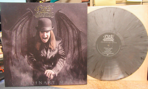 OZZY OSBOURNE SILVER MULTI-COLORED ALBUM "ORDINARY MAN" 2020 EPIC ...