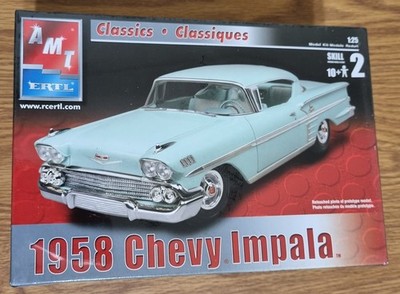 1:25 AMT ERTL Classics 1958 Chevy Impala Model Kit #31760 | eBay Australia