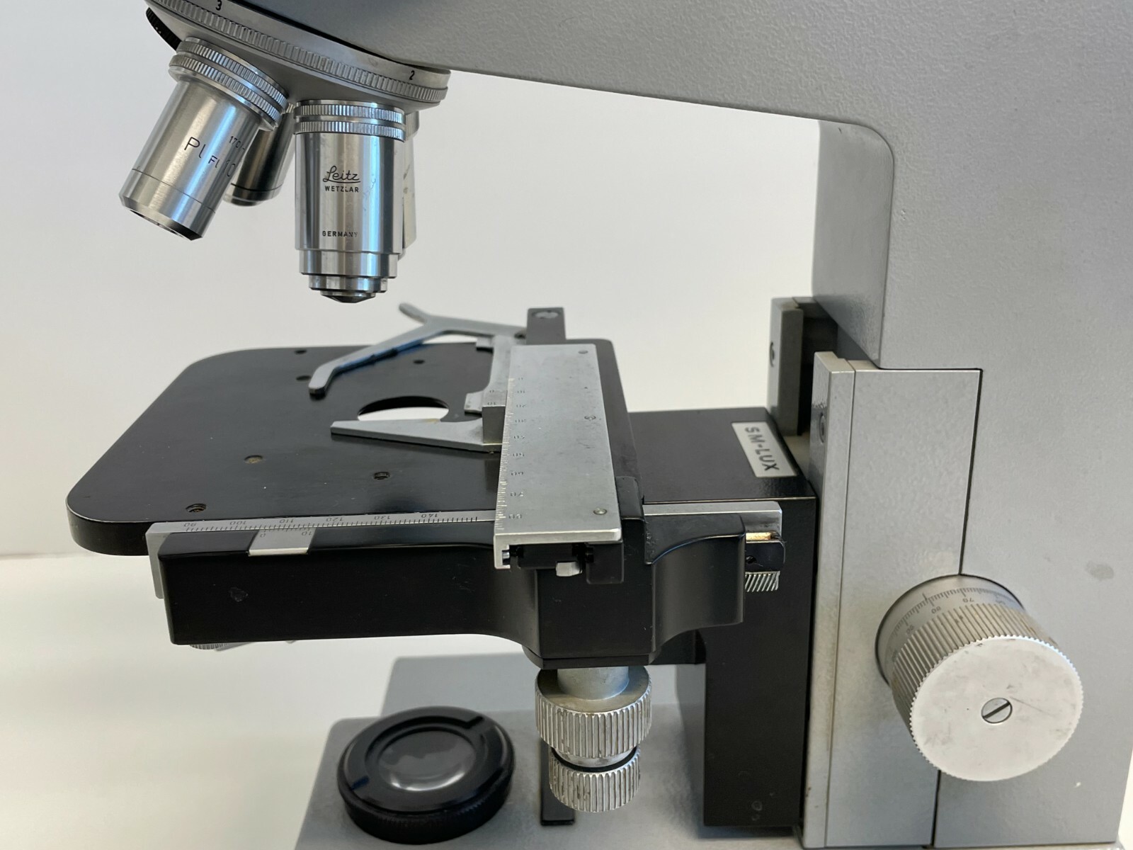 U50: Leitz Wetzlar SM-LUX Binocular Lab Microscope Objective Lenses ...