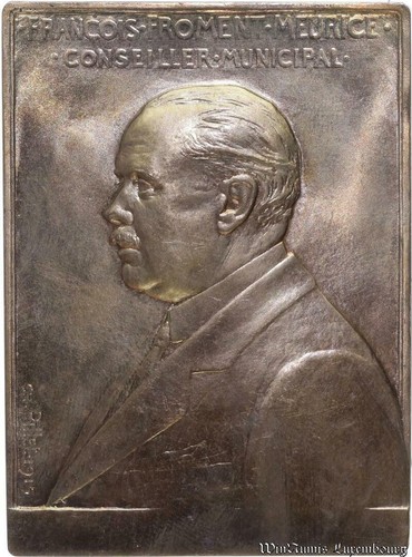 B1283 Rare Plaque atelier Ch. Pillet 1915 Froment 25 ans Paris ...