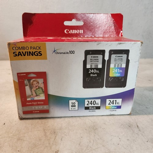 Canon PG-240xl Hi YIeld Black With CL-241XL Hi Yield Ink & Paper Combo ...