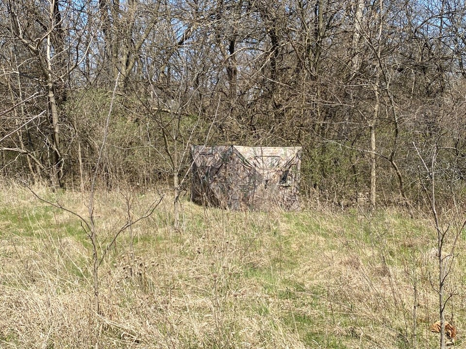Turkey Hunting Blind Real Tree Camo Portable 2 Sided Hub Panel Stake ...