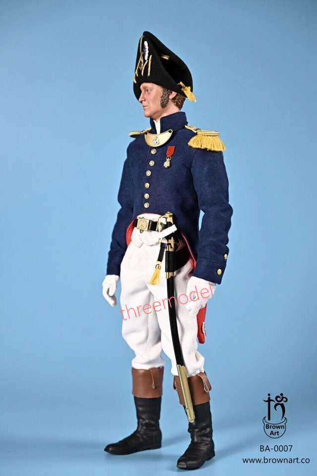 BROWN ART BA-0007 1/6 Napoleon's Empire Lieutenant Of The Guards Figure ...