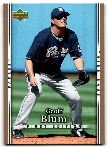 2007 Upper Deck First Edition Geoff Blum Baseball Cards #272 | eBay