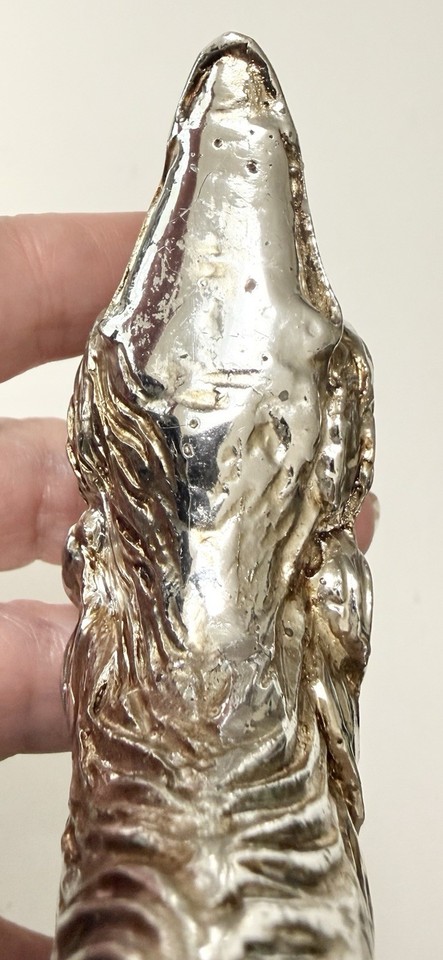 Vintage Early 20th Century Silver Plate Figural Eagle Head Cane Handle ...